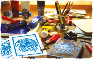 Quel matériel pour la linogravure ? - Rougier&Plé Le Blog | La grande ...