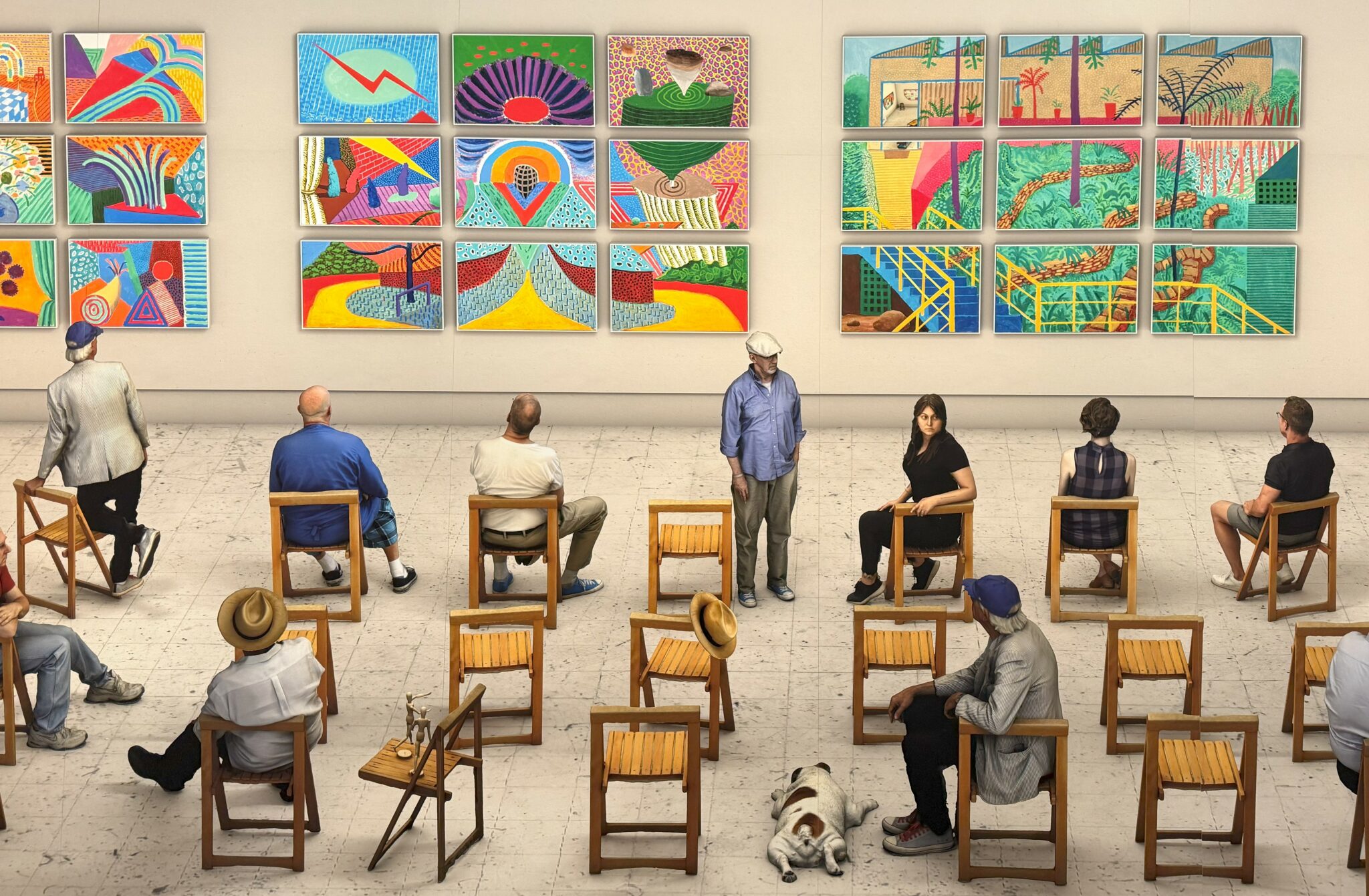 David Hockney : 25 ans de création et d'innovation à Paris